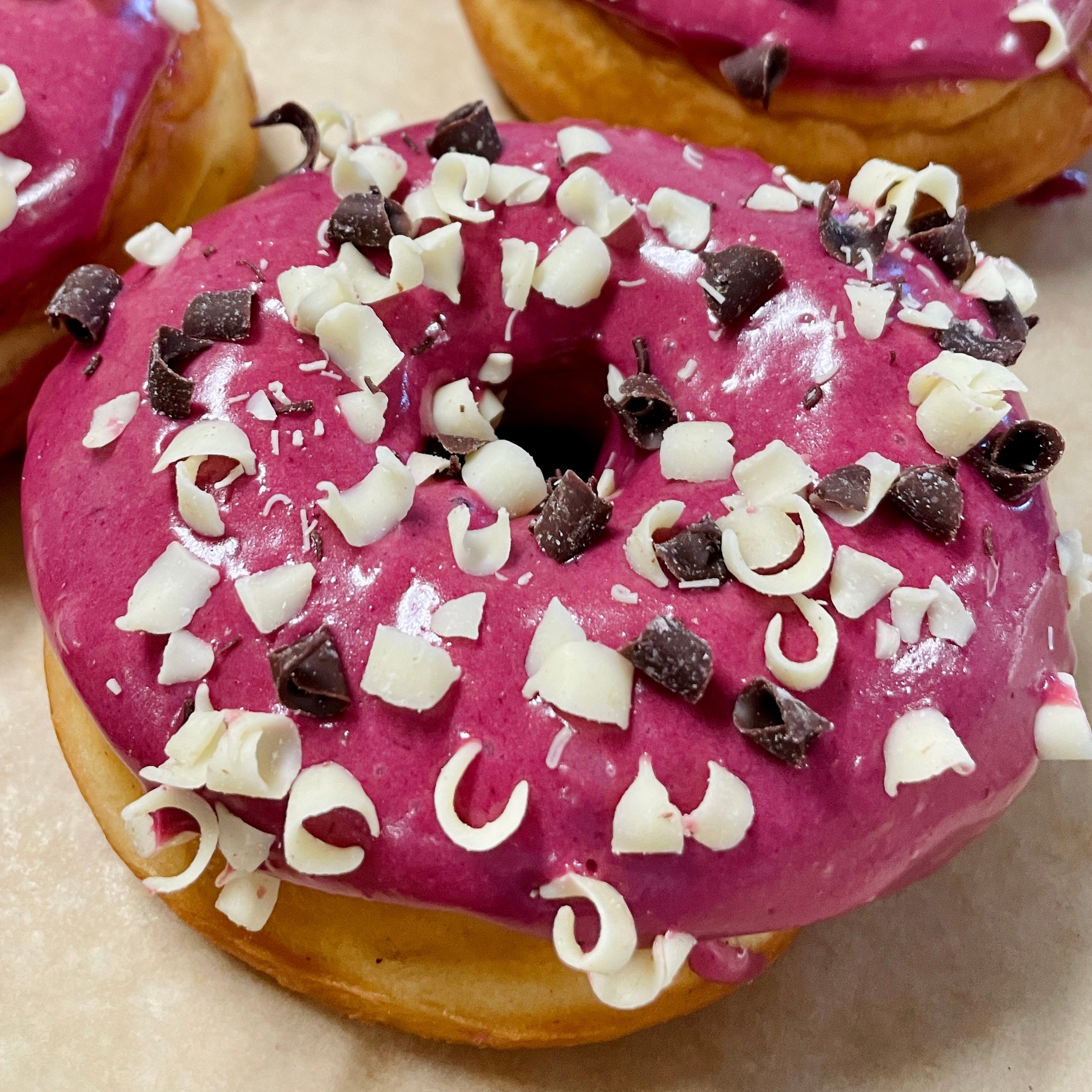 purple raspberry catering